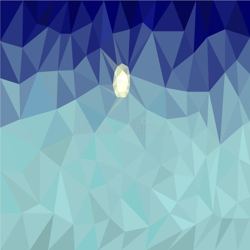 The sky is low poly stock illustration. Illustration of mosaic - 180609906