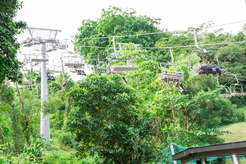 Sky Luge Sentosa, Singapore, March 15 2019 Editorial Image - Image of ...