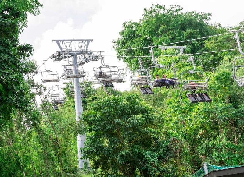 Sky Luge Sentosa, Singapore, March 15 2019 Editorial Stock Image ...