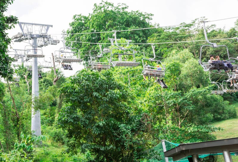 Sky Luge Sentosa, Singapore, March 15 2019 Editorial Photography ...