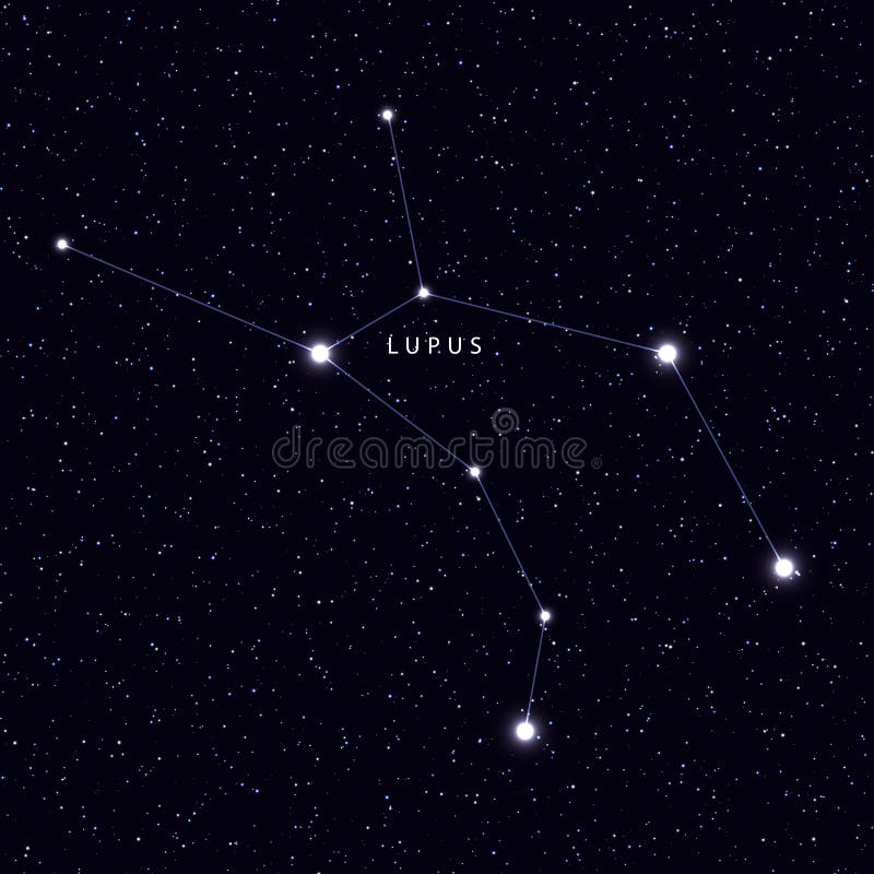 Lupus Constellation Symbol