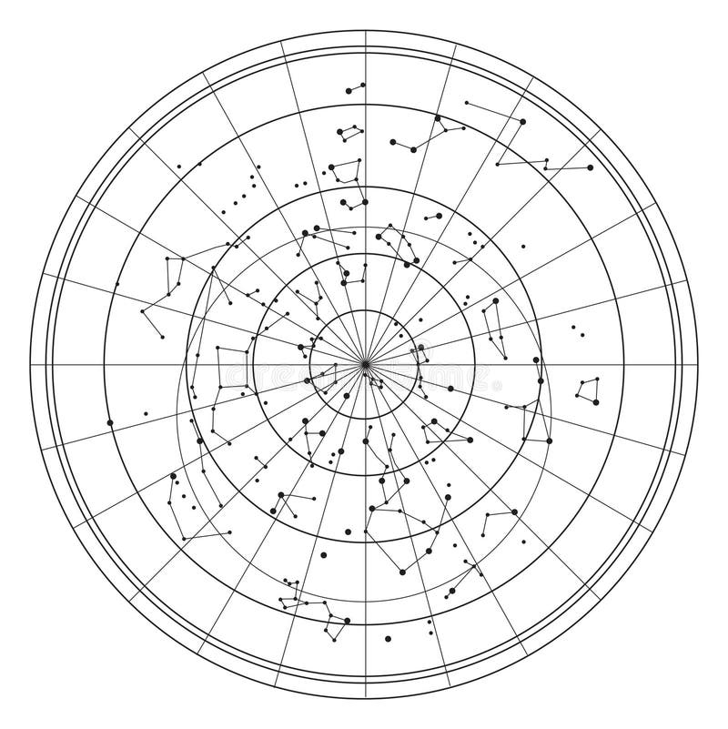Astronomy Circle Chart