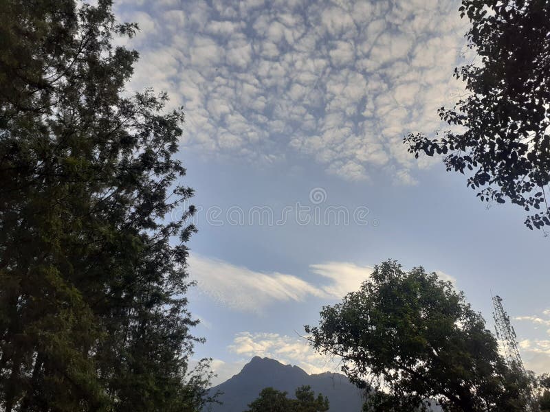 Sky on mekoy stock image. Image of forest, dusk, hill - 228952853