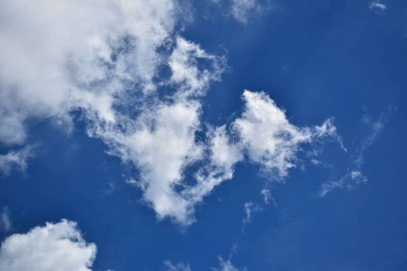 The Sky in the Mostly Cloudy Day. Stock Photo - Image of summer ...