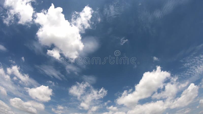 Sky Motion Background Seamless Loop Movement of White Clouds Stock ...