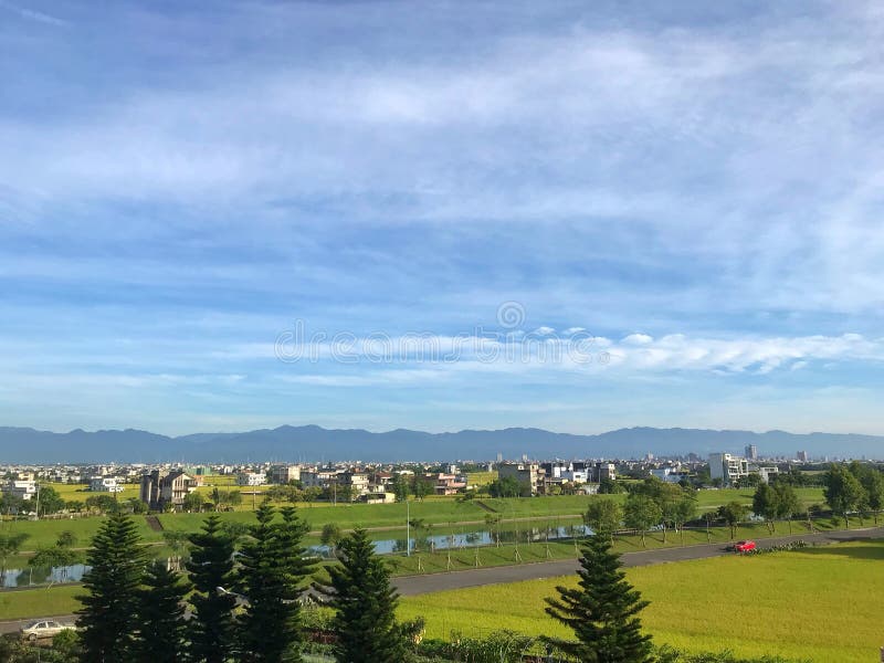 Sky Mountain and Beautiful Plain Stock Photo - Image of plain, hill ...