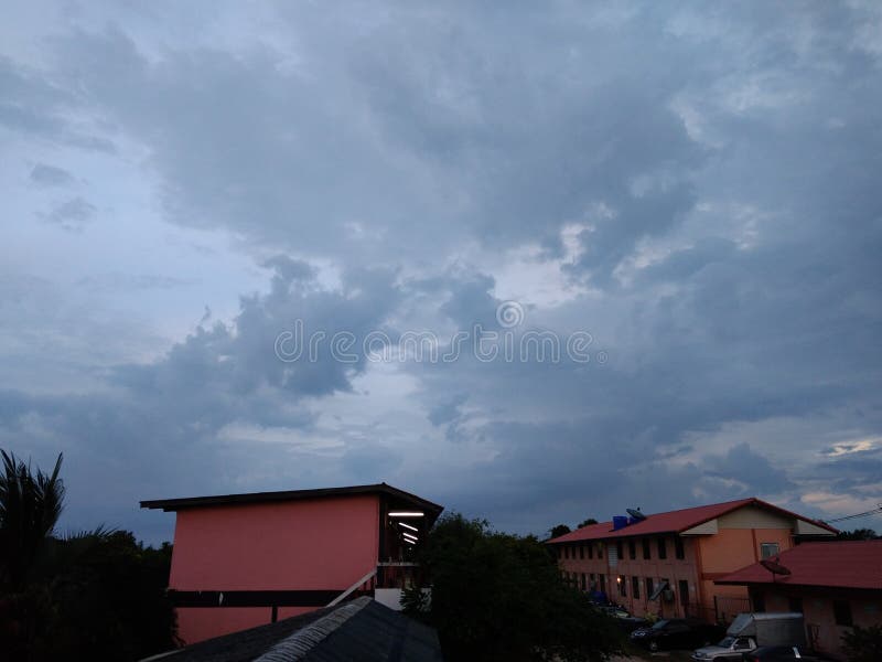 Sky stock image. Image of raine, home, today, cold - 98437037