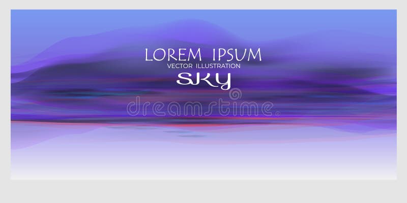 Vector of Beautiful Cloud and Skies. Stock Vector - Illustration of ...