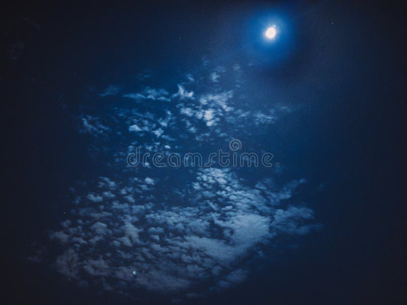Sky at Night stock image. Image of swimming, shaped - 226557483
