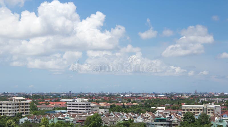 The sky over the city. stock photo. Image of light, cloud - 30784568