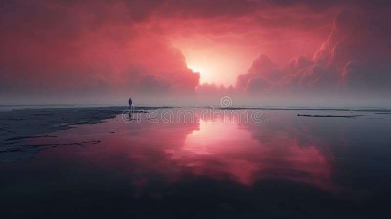 Sky Over the Clouds Cinematic Clouds Stock Illustration - Illustration ...