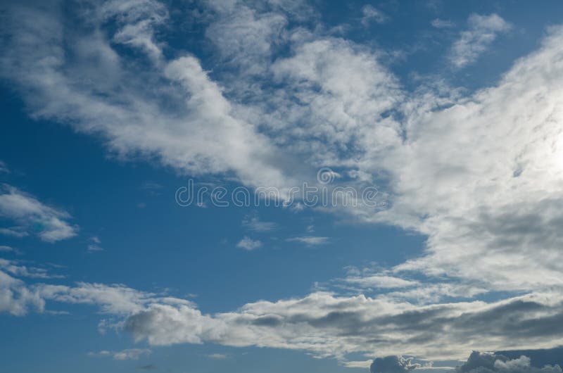 Sky Overlay Beautiful Bright Fluffy Clouds Nature Transparent ...