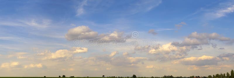 Sky pano stock image. Image of blue, open, climate, field - 200785
