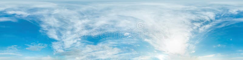 Sky Panorama with Altocumulus Clouds in Seamless Spherical ...
