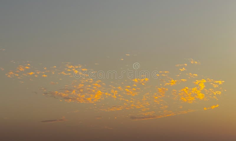 Sky with Pink Clouds during Sunset Stock Photo - Image of pink, horizon ...