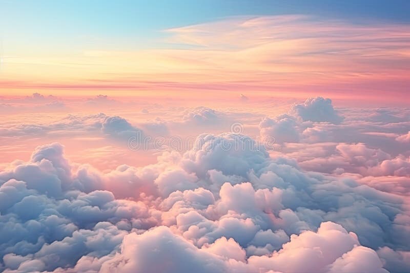 Sky with pink clouds stock photo. Image of idyllic, panoramic - 289236206