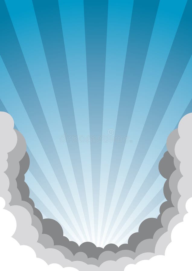Sky poster template stock vector. Illustration of clouds - 18799825