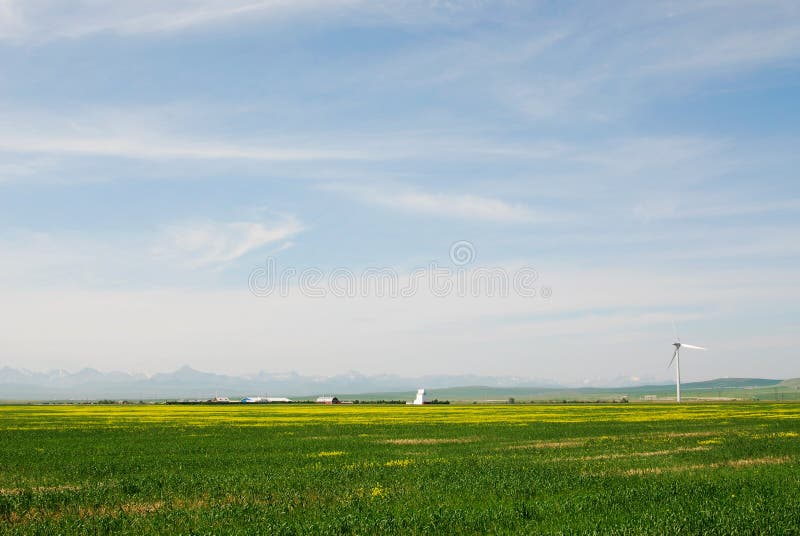 Sky and prairie stock image. Image of moment, landscape - 5874867