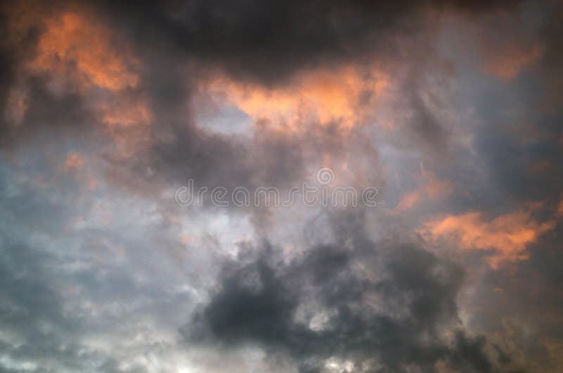Sky before rain stock photo. Image of dark, nature, meteorology - 98378138