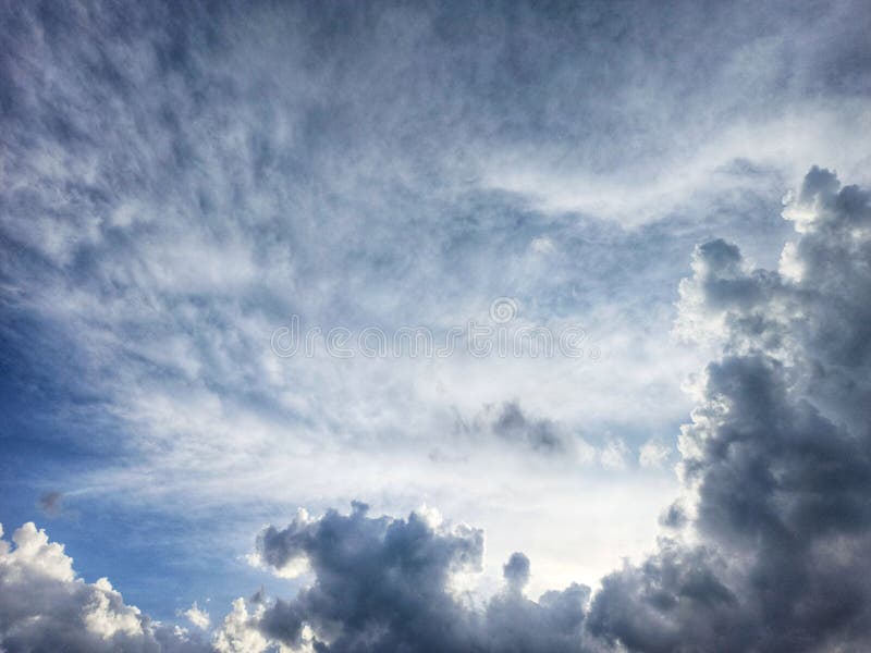 Rain clouds are forming stock photo. Image of cloud - 223876806