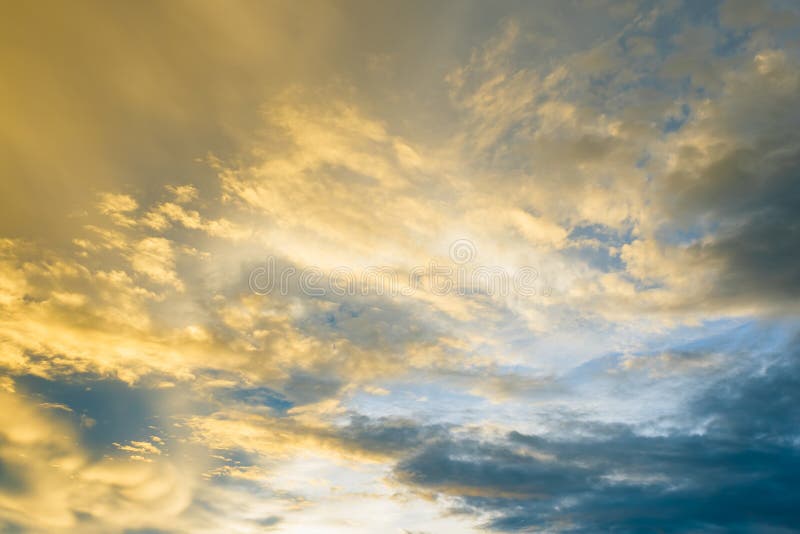 Sky after Rain Storm stock photo. Image of nature, rain - 198764116