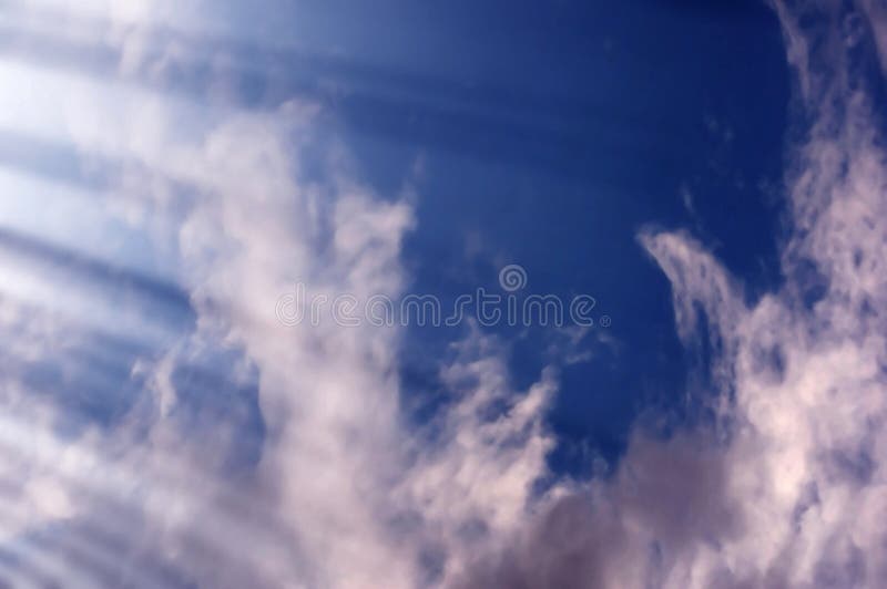 Sky and rays of light stock image. Image of cloudscape - 2161069