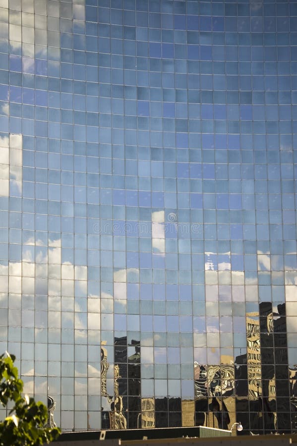 Sky reflection stock image. Image of large, color, corporate - 8126047