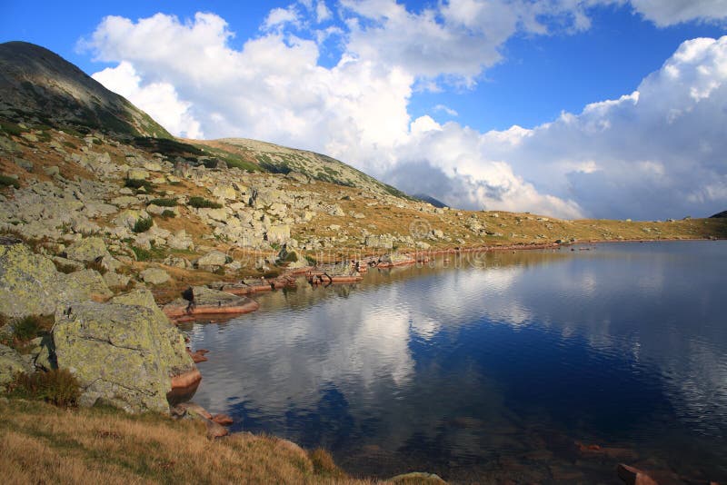 Sky reflection in Ana lake stock image. Image of water - 29300905