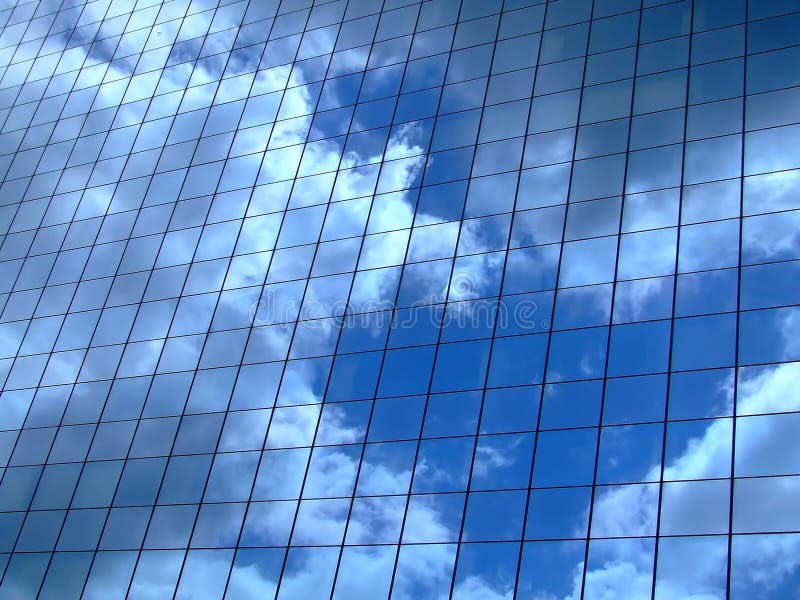 Sky reflection horizontal stock image. Image of window - 832969