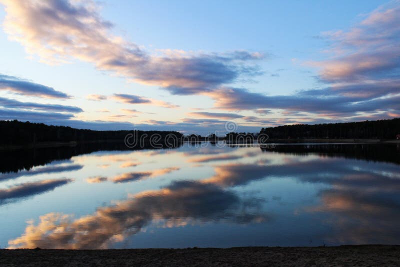 Sky reflection stock photo. Image of beach, reflection - 121521676