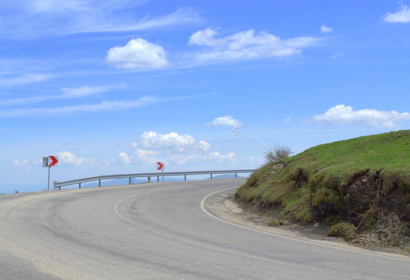 Sky road stock image. Image of road, containment, prospect - 60511779