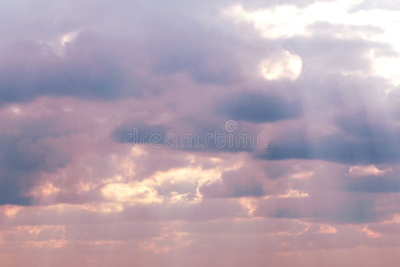 The Sky is Romantic, Magical and Dreamy in Pink Stock Image - Image of ...