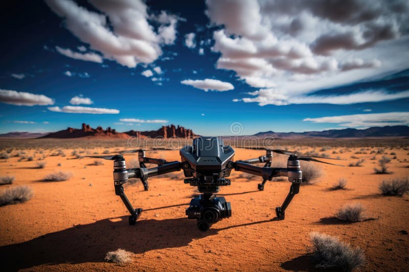 The Sky S the Limit Exploring with Drones. AI Generated Stock ...
