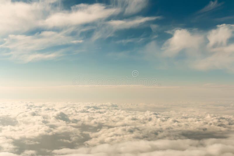 Sky Scenery with Different Types of Clouds Stock Image - Image of types ...