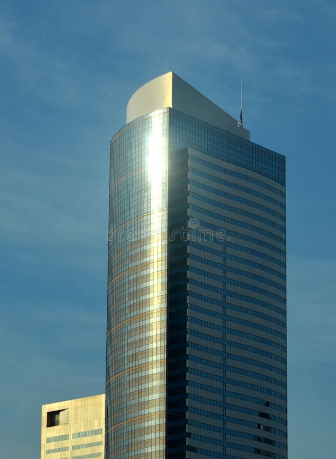 Downtown Skyscraper stock image. Image of reflect, reflection - 6940539