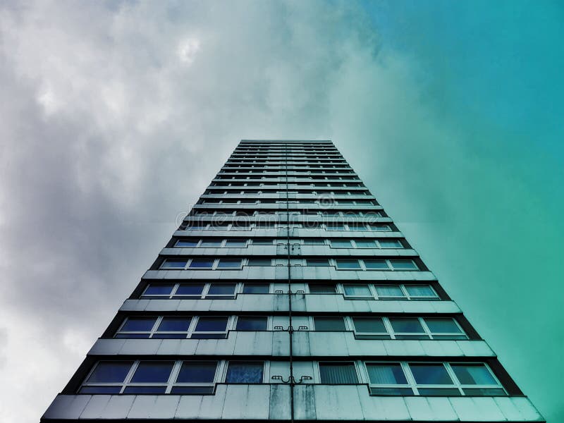 Sky Scraper stock image. Image of apartment, steel, windows - 93561199