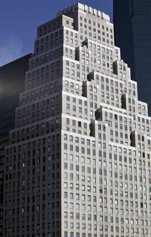 Sky Scraper Building Art Deco Stock Image - Image of blue, facade: 13470669