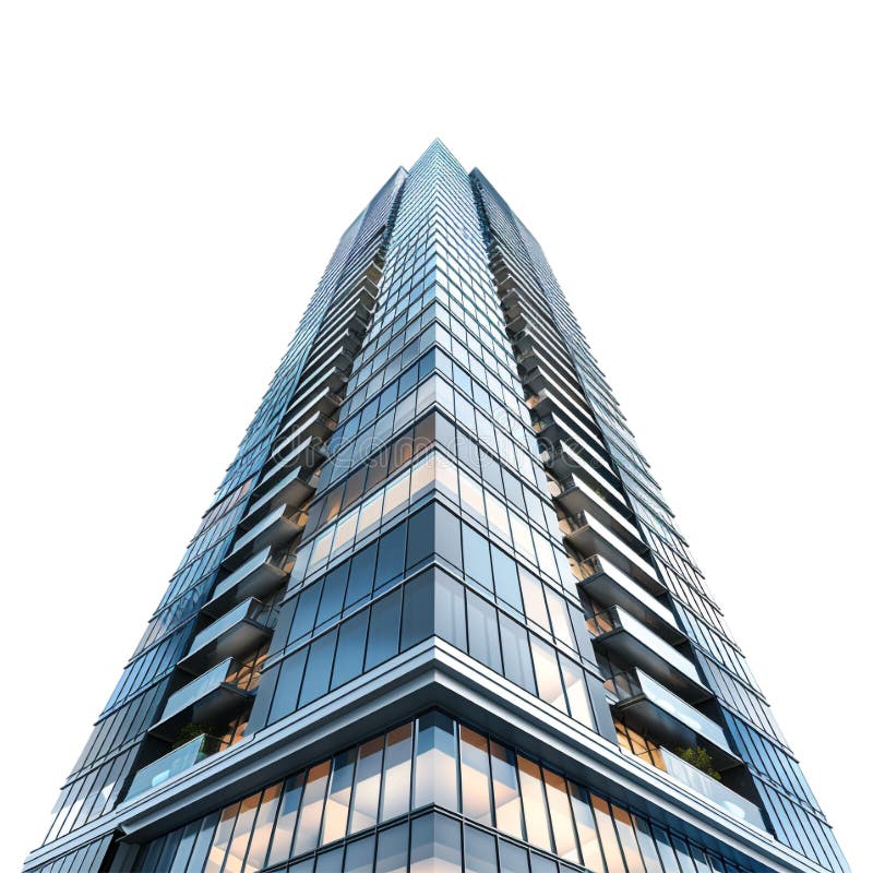 Sky Scrapper Building on Transparent Background - Ai Generated Stock ...