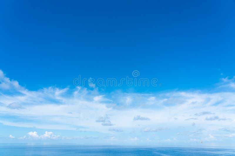 Sky and Sea Views and Offshore Drilling Rigs Stock Image - Image of ...