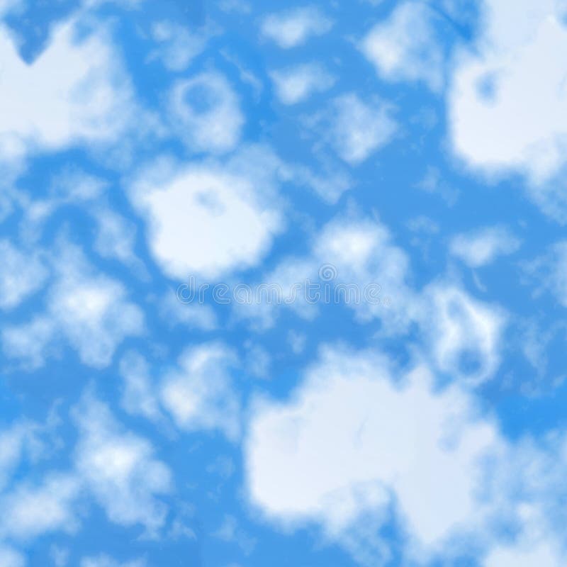 Sky seamless pattern. stock illustration. Illustration of peace - 8514481