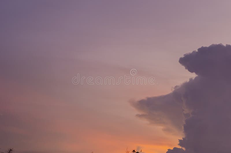 Sunset Over Land stock image. Image of colors, nature - 248415637