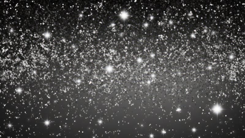 Sky Silver Shimmer Glitter Illustration Stock Illustration ...