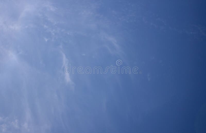Sky Simple and Beautiful with Small Clouds Simple Background Stock ...