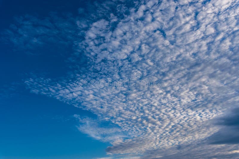 Sky with small clouds. stock image. Image of peaceful - 77971731