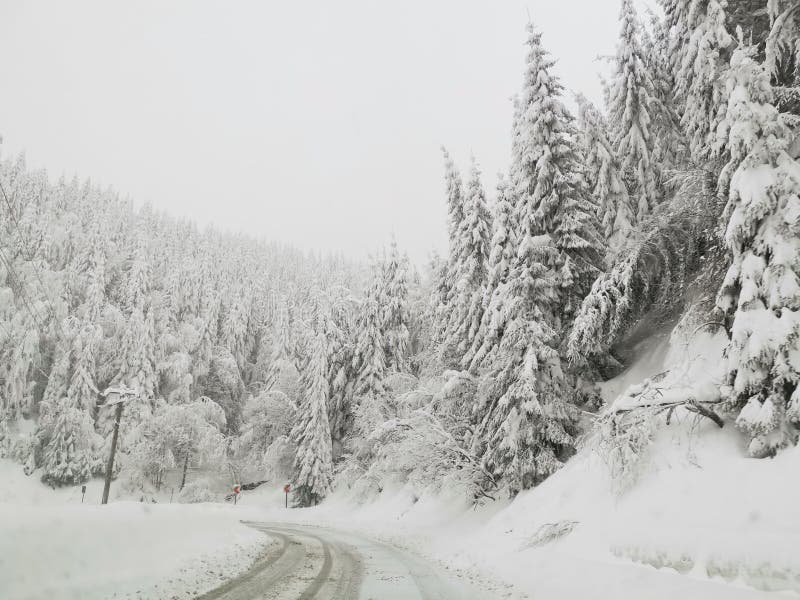 Sky snow cold romania stock image. Image of snow, romania - 142044217