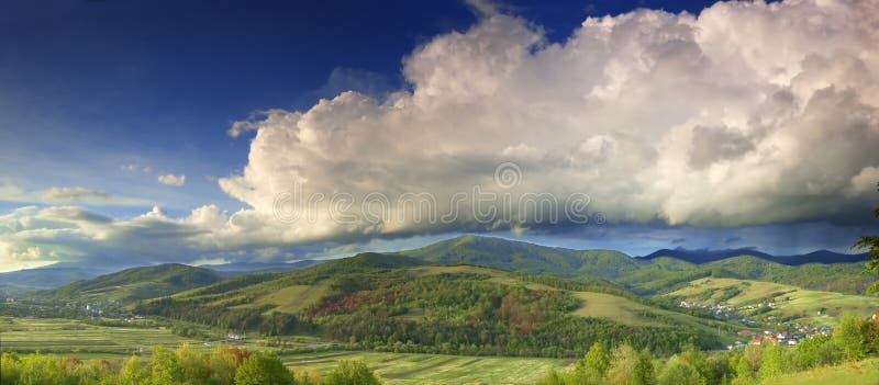 Sky after storm stock photo. Image of spring, beautiful - 4316706