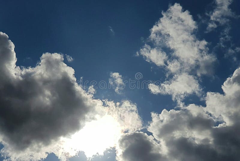 Photo of the Sun Covered by Clouds Stock Image - Image of view, cover ...