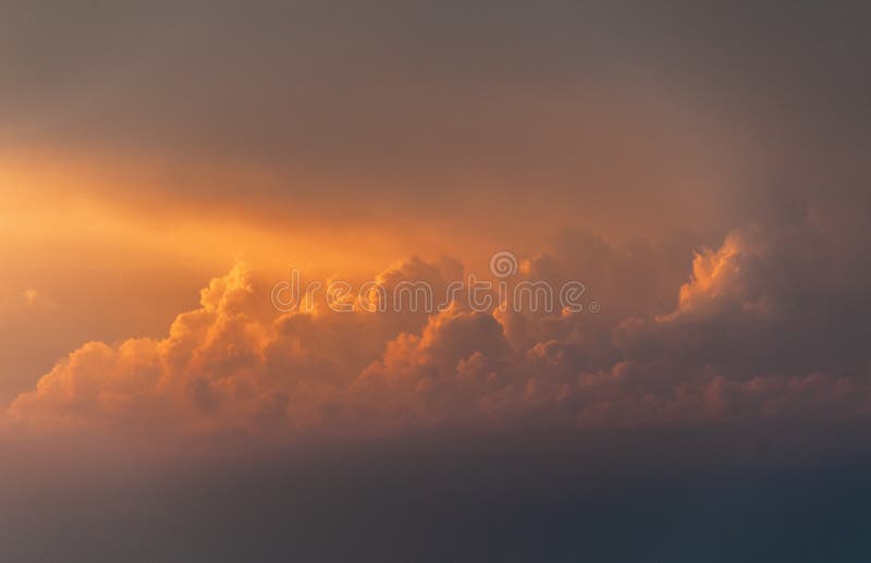 Sky sun orange stock photo. Image of cloud, afterglow - 223891416