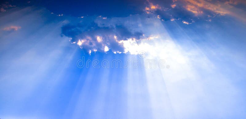 Sky sun rays stock photo. Image of cloud, digital, dreams - 61174630