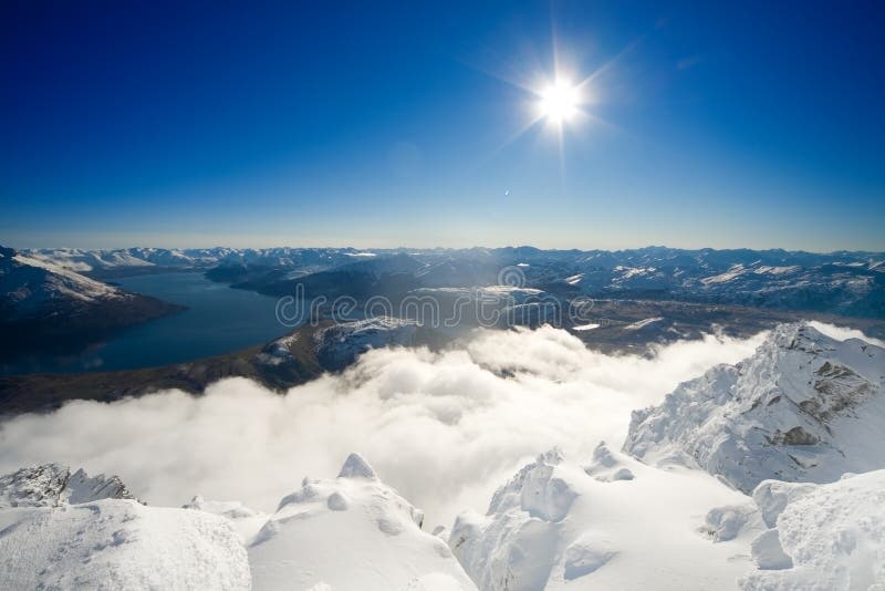 Sky sun and snow stock image. Image of remote, cloud, vacation - 6640493